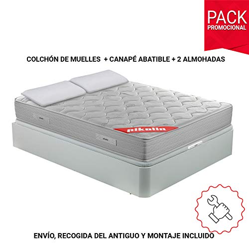 Ofertas insuperables para comprar Colchon 150x190 Pikolin Muelles con ...